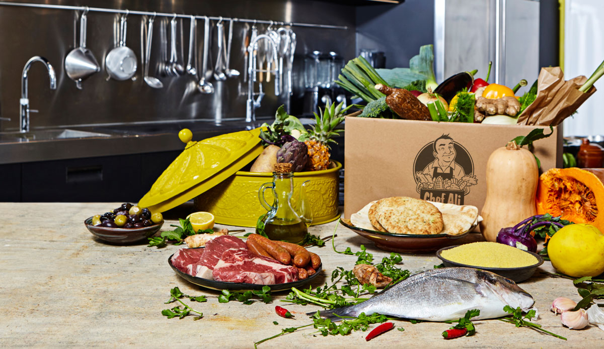 Maaltijdbox Chef Ali met recepten uit de Mediterrane keuken ...
